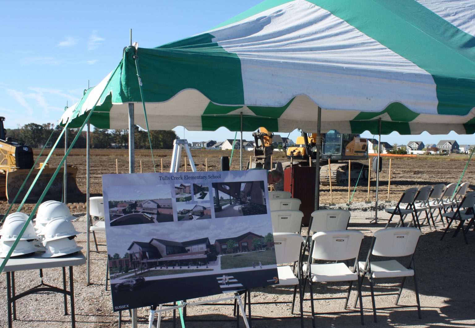 Ceremony kicks off construction of TCES - Currituck County